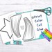 Shooting Star Craft, Kids Printable Craft Template, Space, Shapes ...