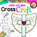 Cross Kids Printable Craft Template, Kids Religious Craft, Easter Craft ...