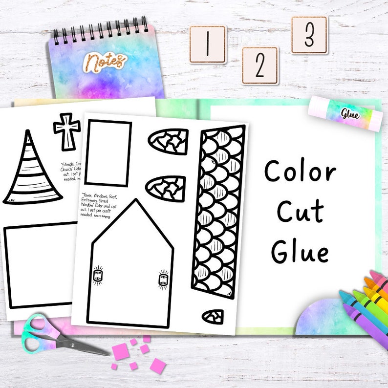 Church Craft, Kids Printable Craft Template, Religious Craft, Sunday ...