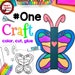 Number One Craft, Kids Printable Craft Template, Number Recognition ...