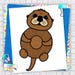 Letter O Otter Craft, Printable Kids Craft Template, Alphabet Craft ...