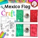 Mexican Flag Craft, Kids Printable Craft Template, Hispanic Heritage ...