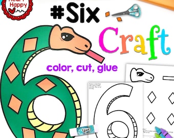 Number Seven Craft, Kids Printable Craft Template, Number Recognition ...