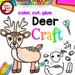 Printable Kids Deer Craft Template, Forest Animals, Woodland Animals ...