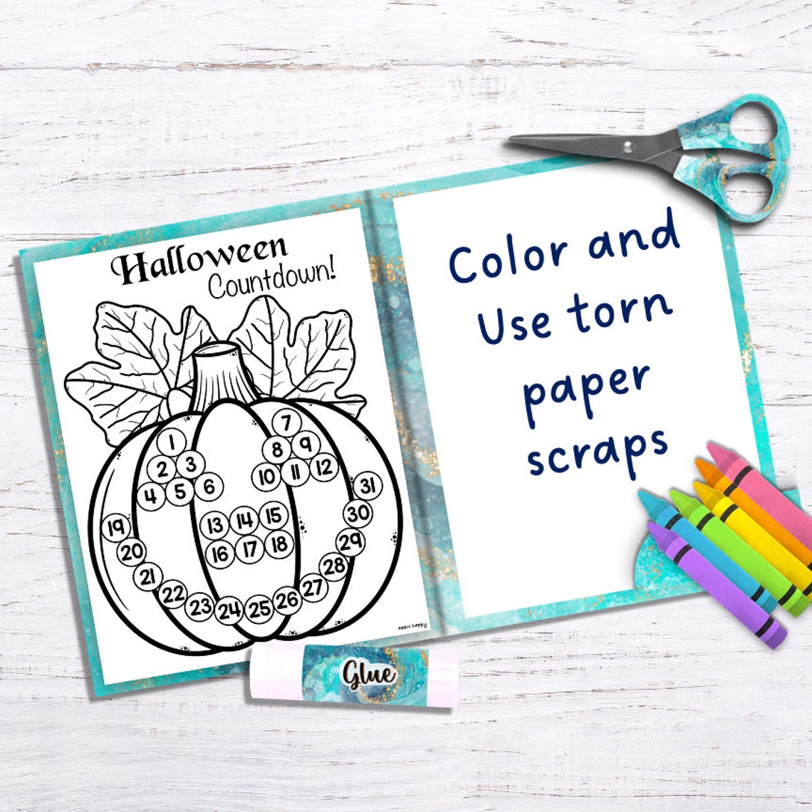 Halloween Pumpkin Craft, Kids Printable Craft Template, Fall Craft ...