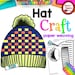 Winter Hat Kids Printable Craft Template, Winter Craft, Weaving, Paper ...