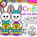 Easter Bunny Craft, Kids Printable Craft Template, Spring Craft ...
