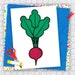 Radish Craft, Kids Printable Craft Template, Vegetable, Nutrition ...