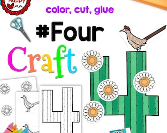 Number Seven Craft, Kids Printable Craft Template, Number Recognition ...
