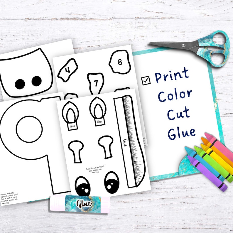 Number Nine Craft, Kids Printable Craft Template, Number Recognition ...
