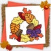 Fall Leaf Wreath Kids Printable Craft Template, Kids Autumn Craft ...