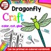 Printable Kids Dragonfly Craft Template, Insect Craft, Bug Craft ...