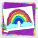Rainbow Torn Paper Craft, Kids Printable Craft Template, Spring ...