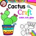 Cactus Craft, Printable Kids Template, Desert Craft, Summer, Homeschool ...