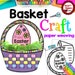 Easter Basket Weaving Craft, Kids Printable Craft Template, Spring ...