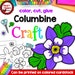 Columbine Flower Craft, Kids Printable Craft Template, Colorado State ...