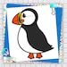 Puffin Craft, Kids Printable Craft Template, Letter P, Arctic Animals ...