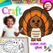 Hedgehog Kids Printable Craft Template, Kids Fall/autumn Craft ...