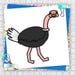 Ostrich Craft, Kids Printable Craft Template, Letter O, Science ...