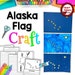 Alaska Flag Craft, Kids Printable Craft Template, Alaska State Symbols ...