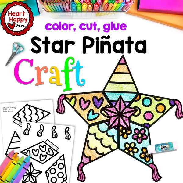 Pinata Star Template - Etsy