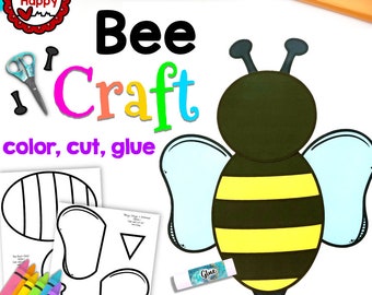 Printable Kids Dragonfly Craft Template, Insect Craft, Bug Craft ...