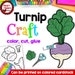 Turnip Craft, Kids Printable Craft Template, Vegetable Craft, Nutrition ...