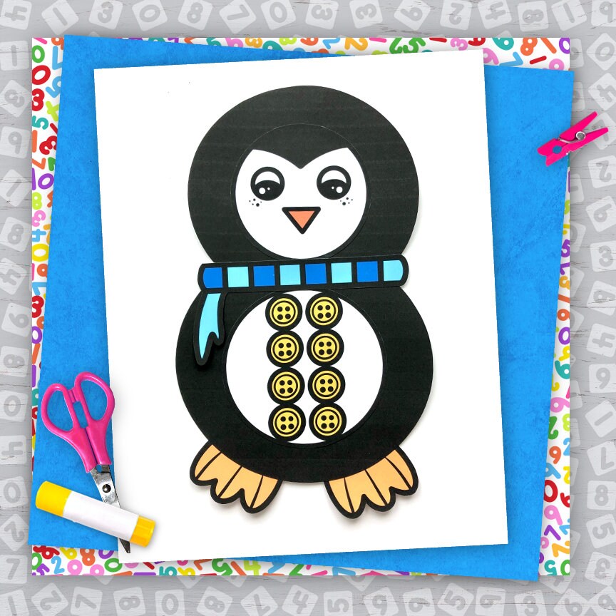 Number Eight Craft, Kids Printable Craft Template, Number Recognition ...