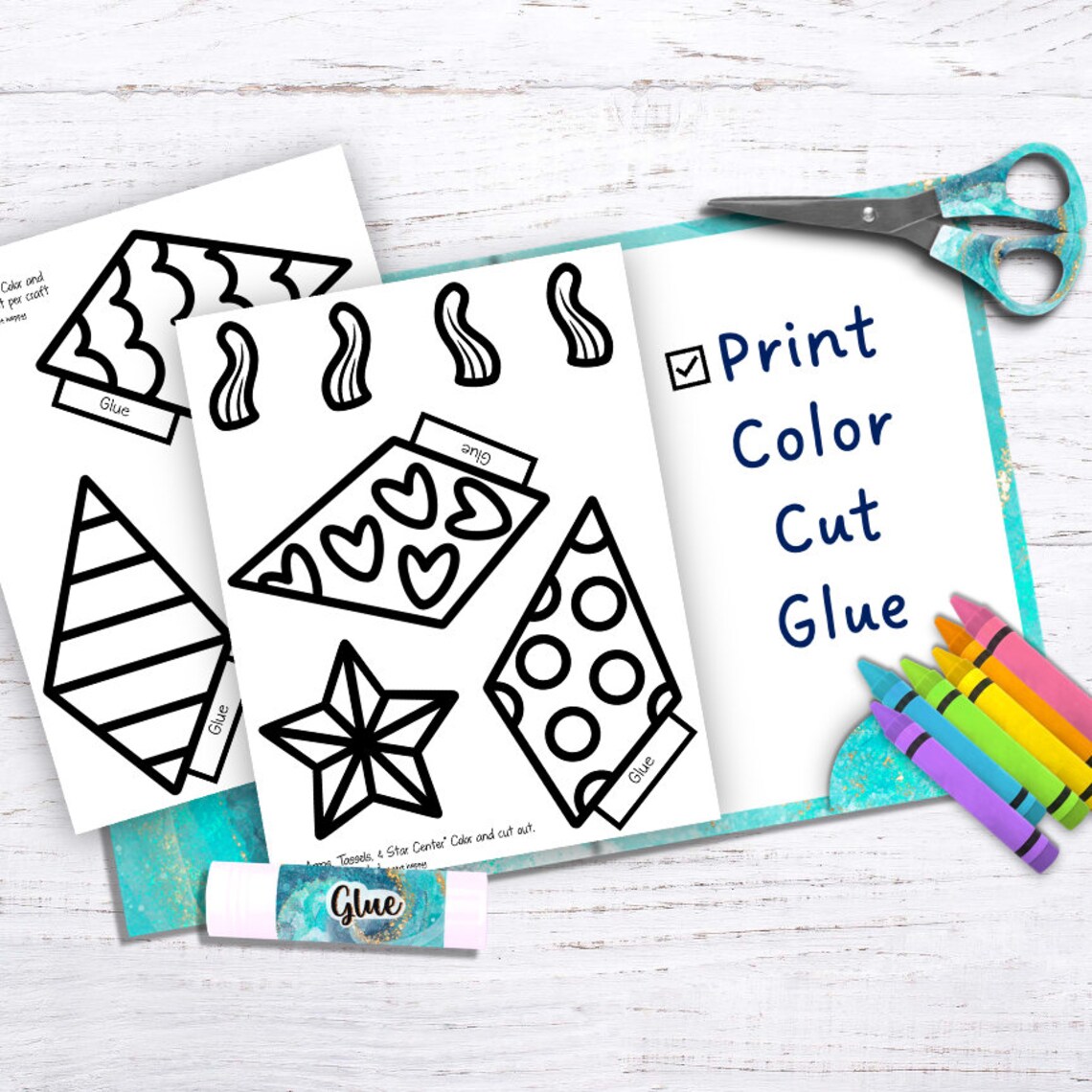 Star Craft, Kids Printable Craft Template, Pinata, Cinco De Mayo ...