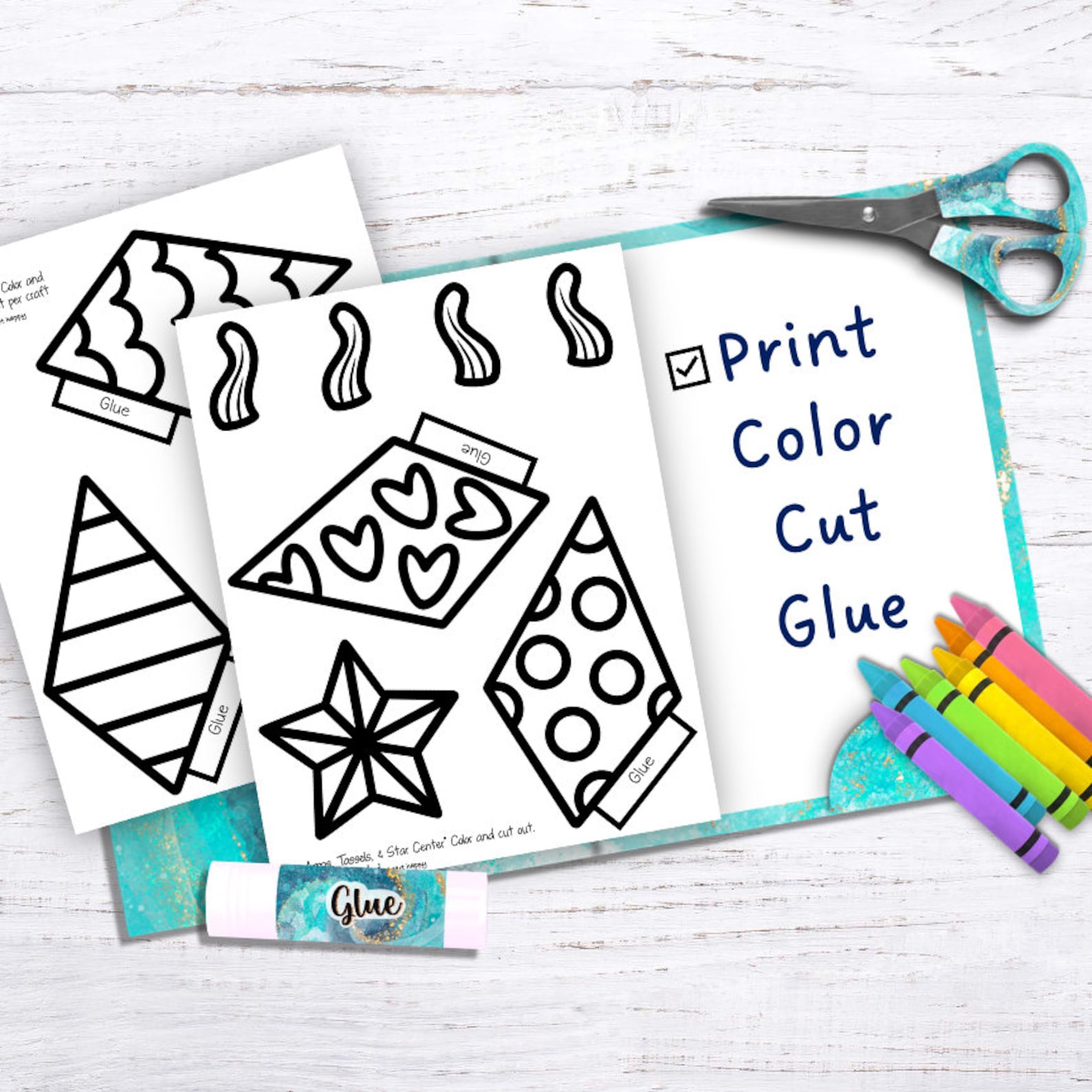 Star Craft, Kids Printable Craft Template, Pinata, Cinco De Mayo ...