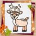 Printable Kids Deer Craft Template, Forest Animals, Woodland Animals ...