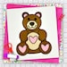 Teddy Bear Kids Printable Craft Template, Valentine's Craft, Mother's ...