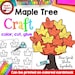New York State Symbols, Sugar Maple Tree, Kids Printable Craft Template ...