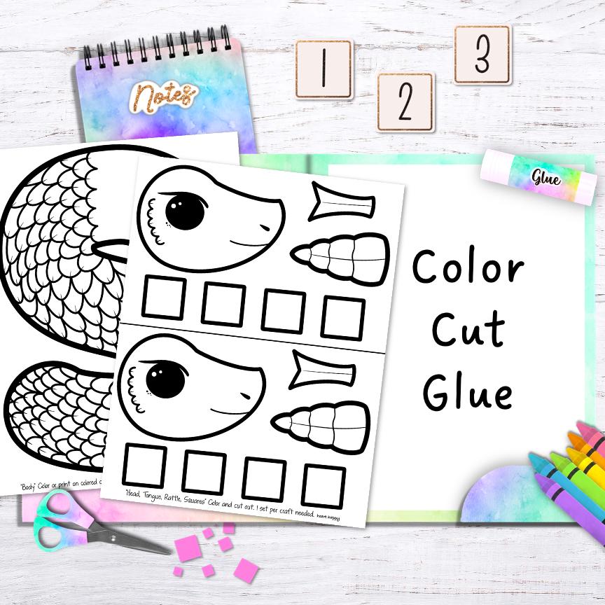Letter S Snake Craft, Printable Kids Craft Template, Alphabet Craft ...