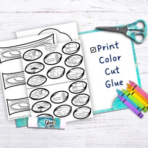 Texas State Symbols, Pecan Tree, Kids Printable Craft Template ...