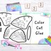 Butterfly Craft, Kids Printable Craft Template, Spring Craft, Hawaii ...