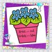 Violets Craft, Kids Printable Craft Template, Flower Craft, Spring ...