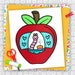 Apple Craft, Kids Printable Craft Template, Back to School, Fall Craft ...