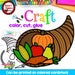 Fall Harvest Cornucopia, Kids Printable Craft Template, Fall/autumn ...