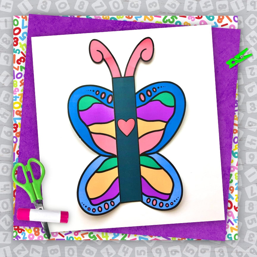 Number One Craft, Kids Printable Craft Template, Number Recognition ...