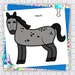 Horse Craft, Kids Printable Craft Template, Farm Animals, Letter H ...