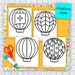 Hot Air Balloon Kids Printable Craft Template, New Mexico State Symbols ...