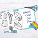 State Symbols Dogwood Tree Craft, Printable Kids Template, Spring ...