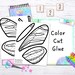 Butterfly Craft, Kids Printable Craft Template, Spring Craft, Florida ...