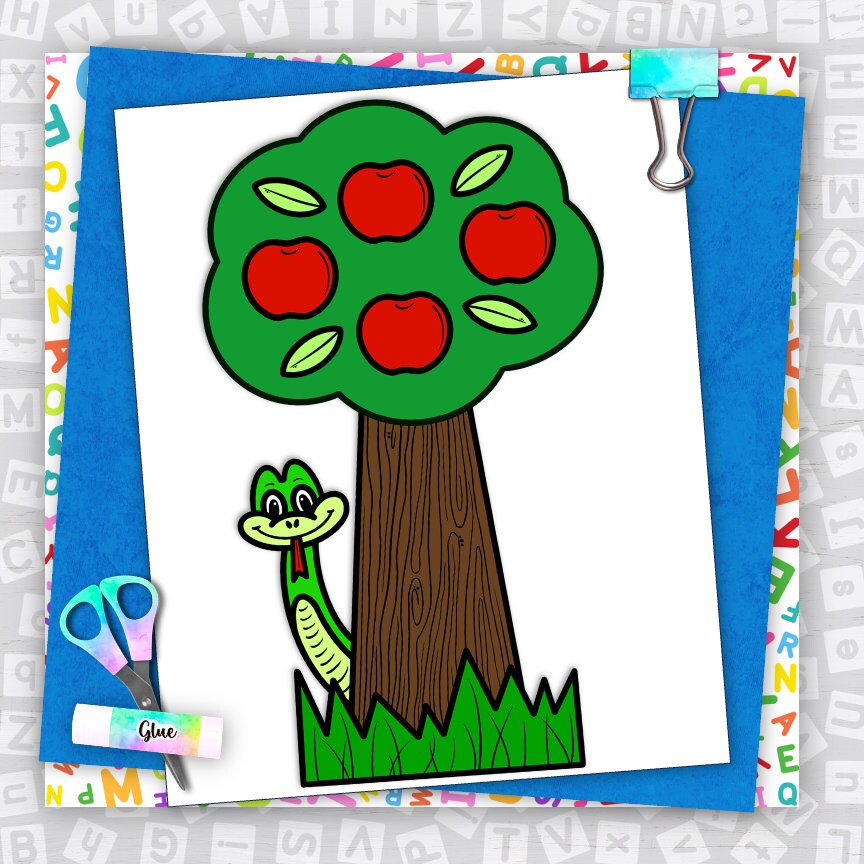 Religious Kids Printable Craft Template, Sunday School, VBS, Bible ...