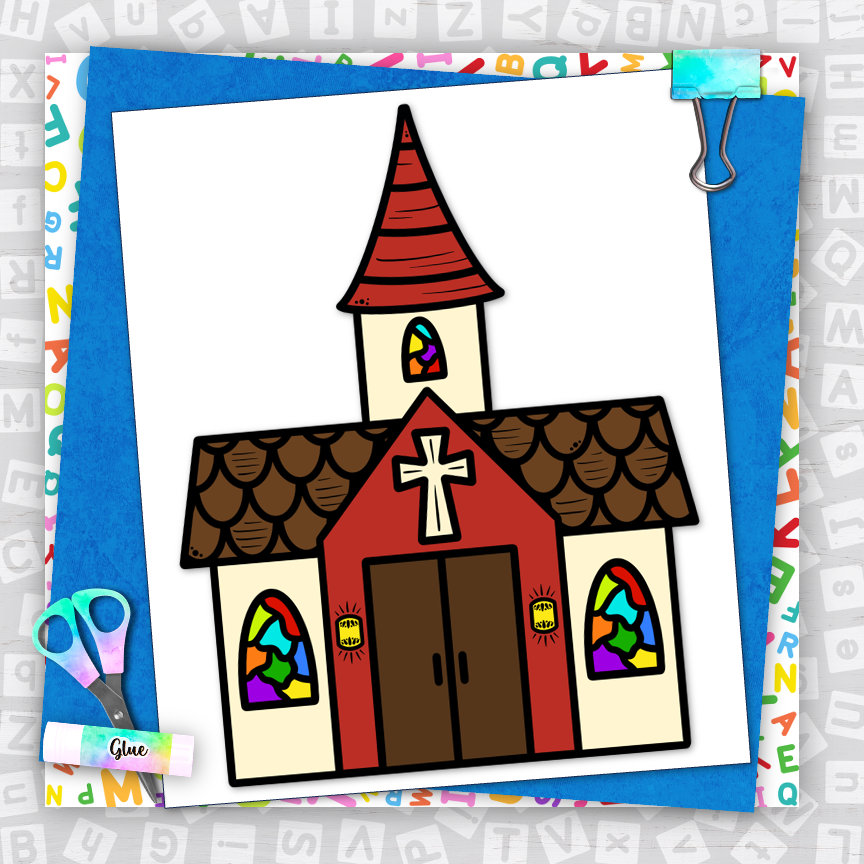 Church Craft, Kids Printable Craft Template, Religious Craft, Sunday ...