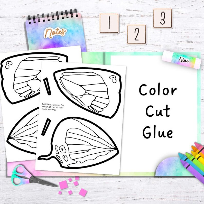 Butterfly Craft, Kids Printable Craft Template, Spring Craft, Colorado ...