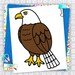 Eagle Craft, Kids Printable Craft Template, US National Symbols, Letter ...