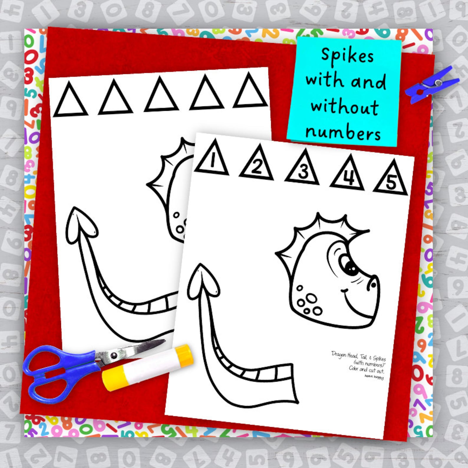 Number Five Craft, Kids Printable Craft Template, Number Recognition ...