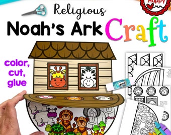 Noah's Ark Bible Lessons and Craft Printable Sunday - Etsy